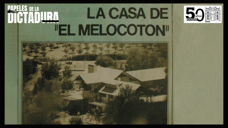 La casa de "El Melocotón" - CIPER Chile