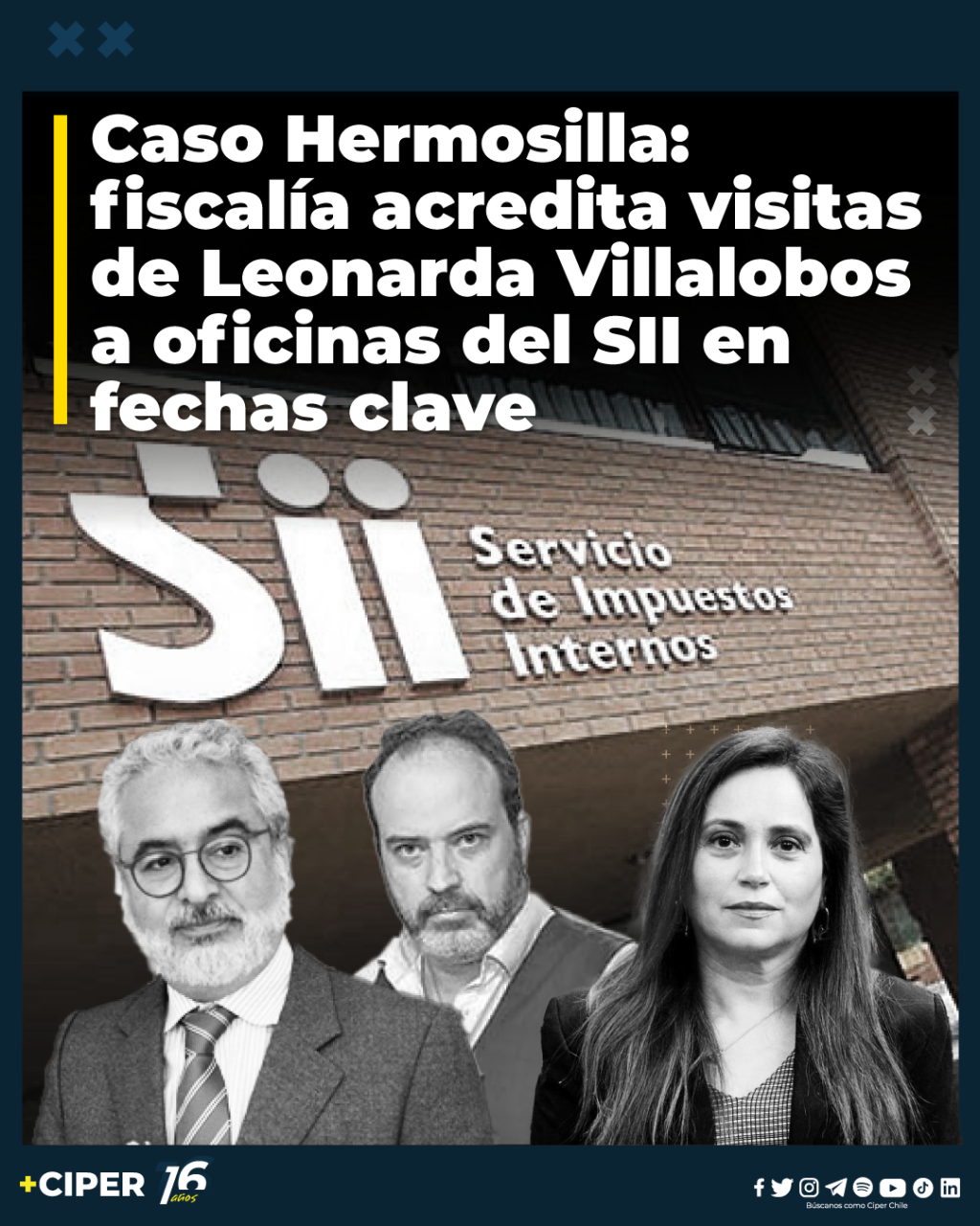 Caso Hermosilla: fiscalía acredita visitas de Leonarda Villalobos a ...